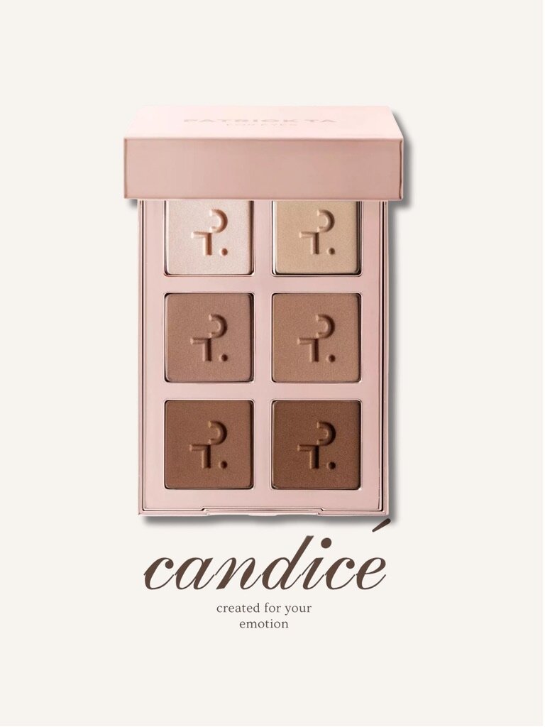 Палетка теней PATRICK TA MAJOR DIMENSION ESSENTIAL ARTISTRY EDIT EYESHADOW Palette оттенок LIGHT CLAIR, 11 гр.