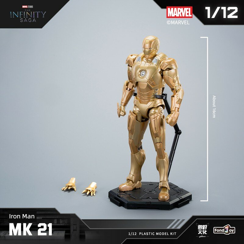 Marvel Ирон Мэн Мк21 Фигурка Сборная Коллекционный Элемент Декора из Серии Infinity Legends