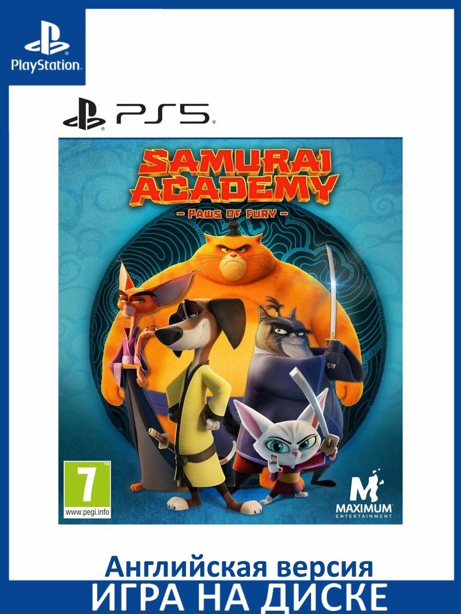 Игра Samurai Academy: Paws of Fury PS5 Диск на PlayStation 5 Английская версия