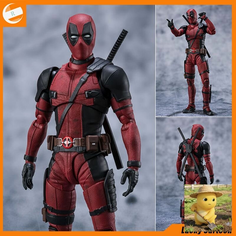 Фигурка Дэдпул красный / l Deadpool подвижные фигурки (15cm)