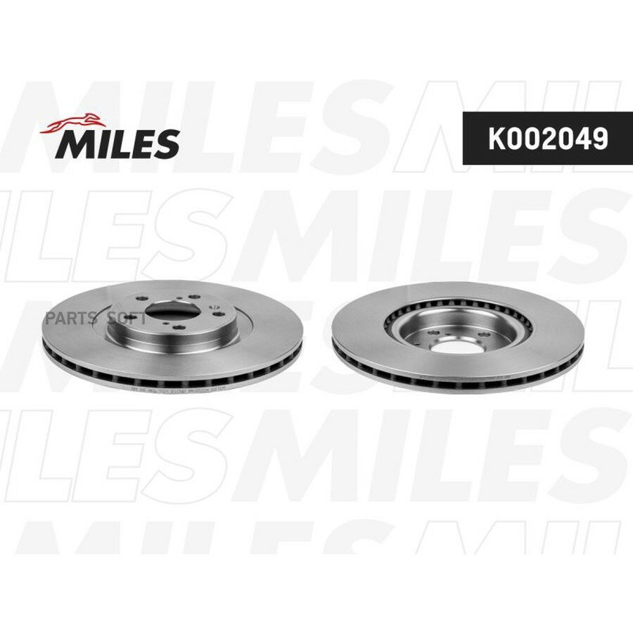Диск тормозной HAVAL JOLION 4WD 21- пер. вент. D 320мм. MILES K002049