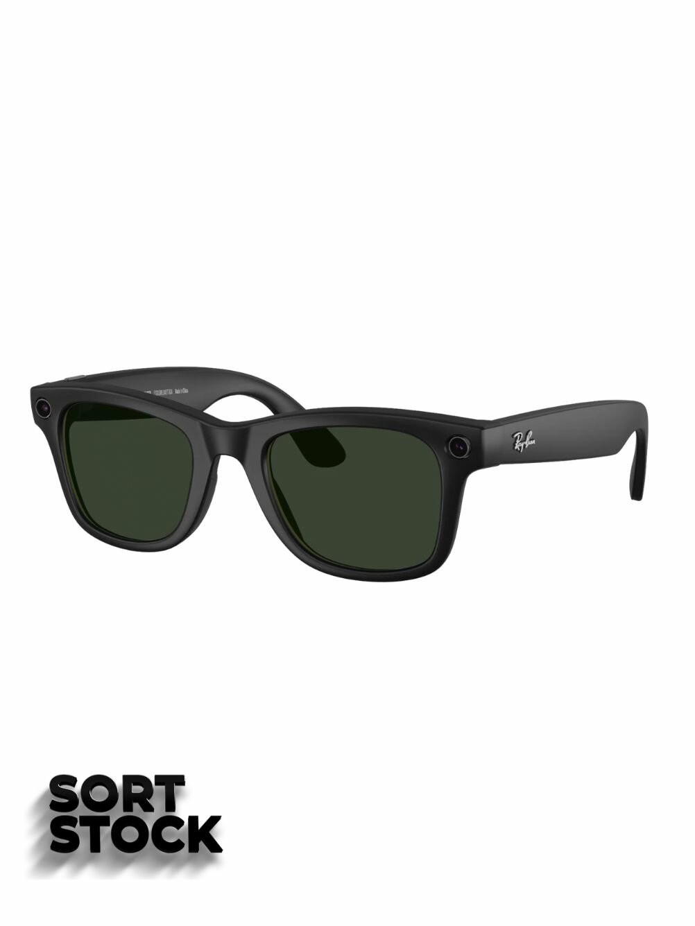 Экшн-очки с камерой Ray Ban WAYFARER Matte Black/Green Transitions 601S1M50 (черный/зеленый переходящий) RW4006