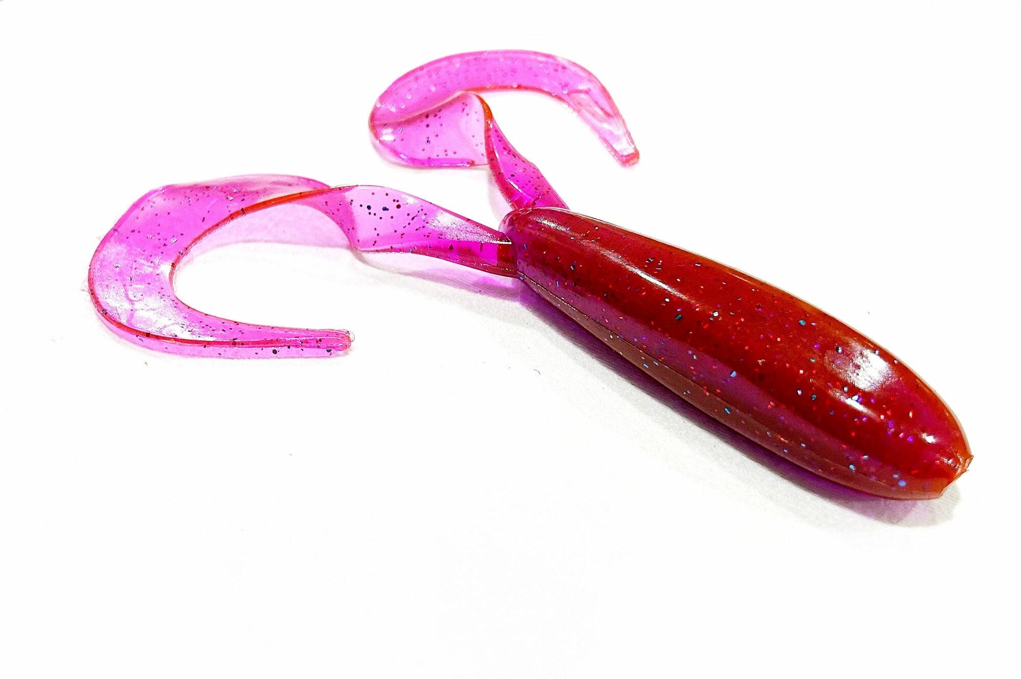 Мягкая крупная силиконовая приманка Pike Frog Ширасу 15 см, цвет Лох /Pink Lox, вес 25 гр, уп. 1 шт.