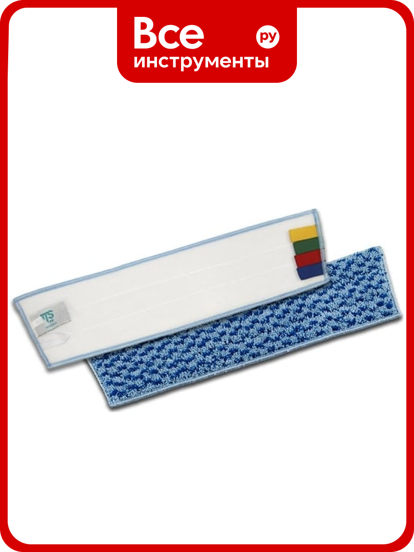 Моп для нескользящих полов и удаления въевшейся грязи TTS Microsafe Wid на липучке из микрофибры 00P00724E