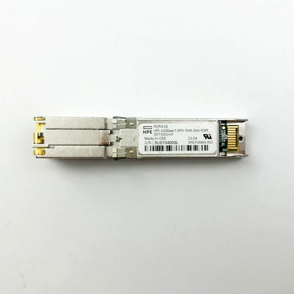 Трансивер HPE R0R41B 10GBase-T SFP+ RJ45 30m XCVR