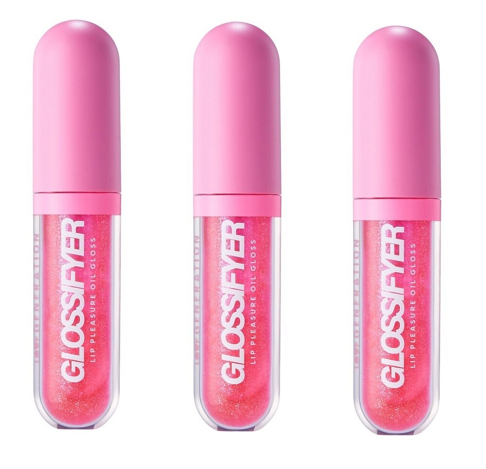 Масло-блеск для губ Love Generation Lip Pleasure Oil Gloss "Glossifyer" тон 03 3шт