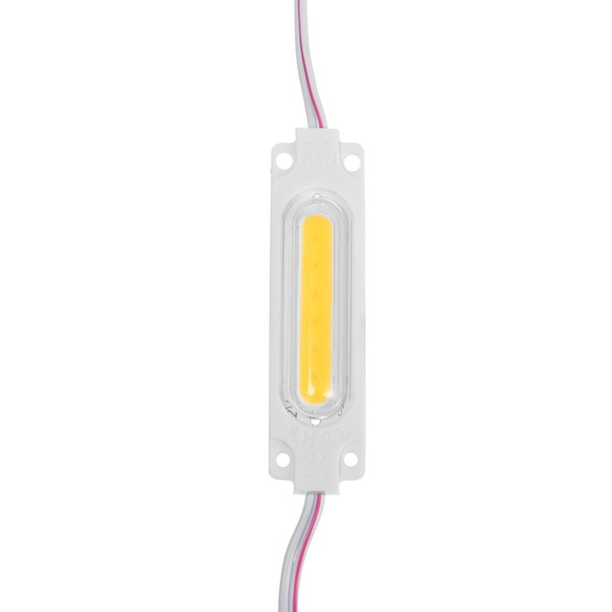 Светодиодный модуль SMD5730, 2 Вт, COB , 190 Lm, IP65, 3000К , 12 V т-белый, набор 20 шт.