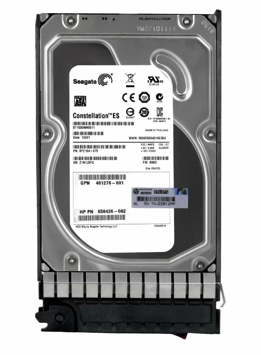 Жесткий диск HP 1Tb 7200 SATAII 3.5" HDD 658426-002