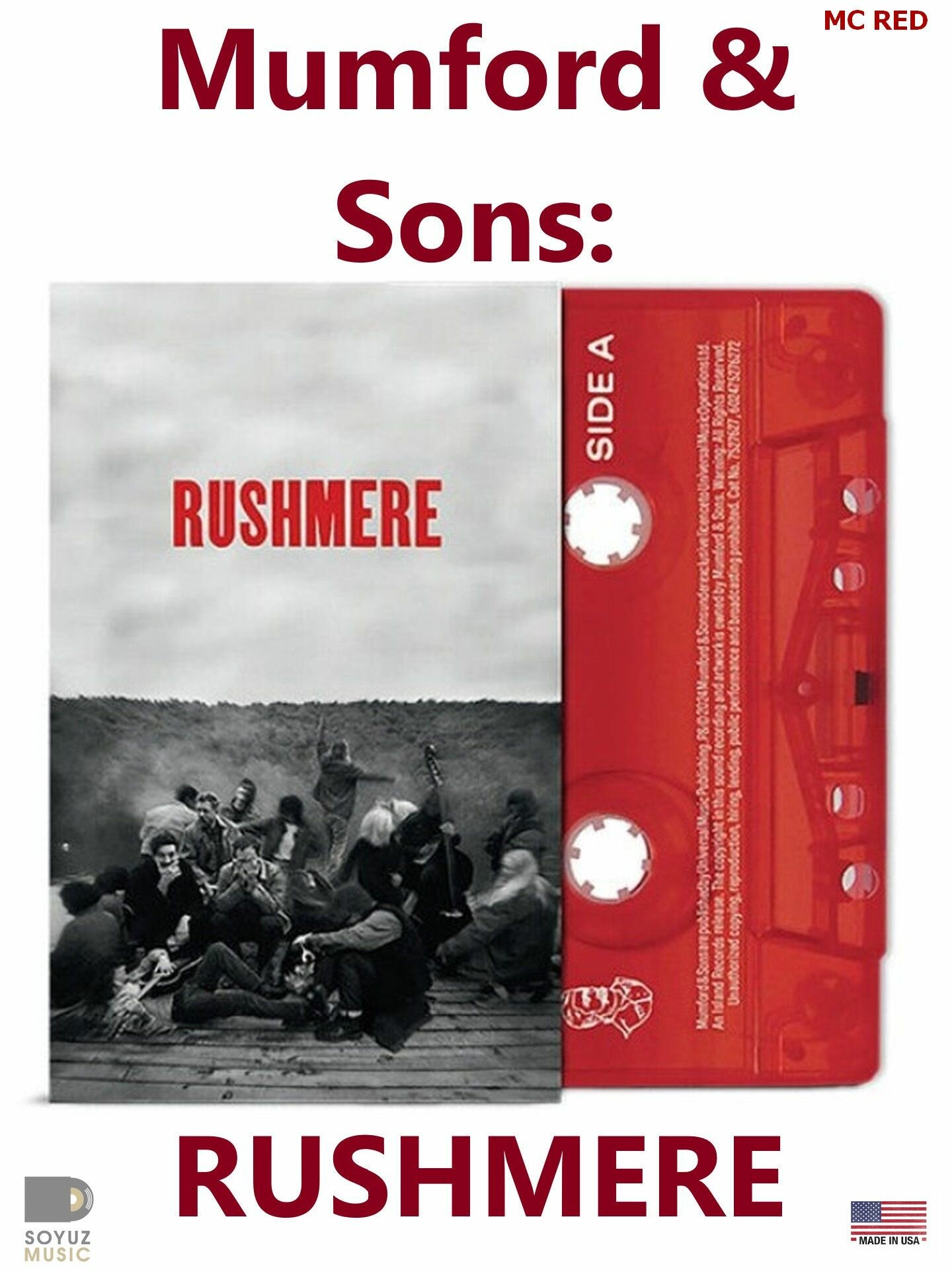 Mumford & Sons. RUSHMERE (MC RED/Картонный слип (cardboard sleeve)/Аудиокассета/Импорт USA)
