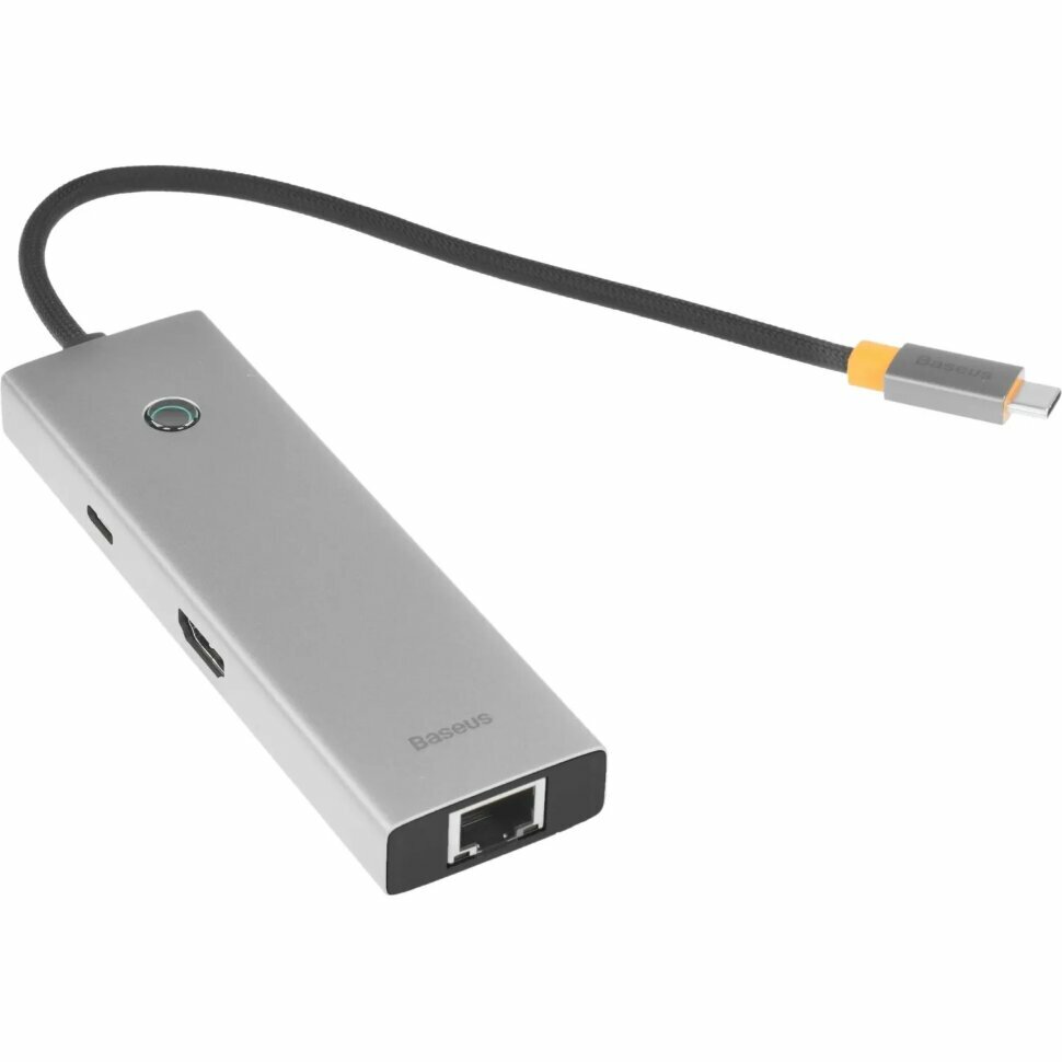Разветвитель USB Baseus UltraJoy 6-Port Sp.Grey Type-C B00052807813-00, 2399357