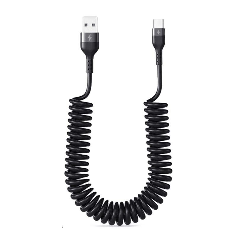 USB-C кабель для быстрой зарядки, 73 см черный