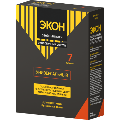 Клей обойный экон Универсальный 200г Момент C0042976