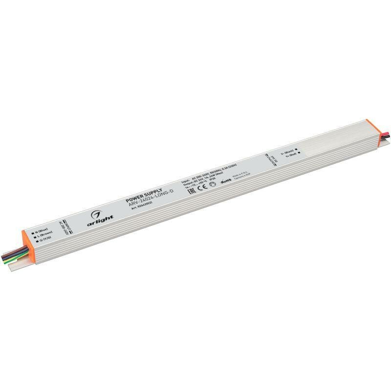 Блок питания ARV-24024-LONG-D 24В 1А 24Вт IP20 метал. Arlight 0264202