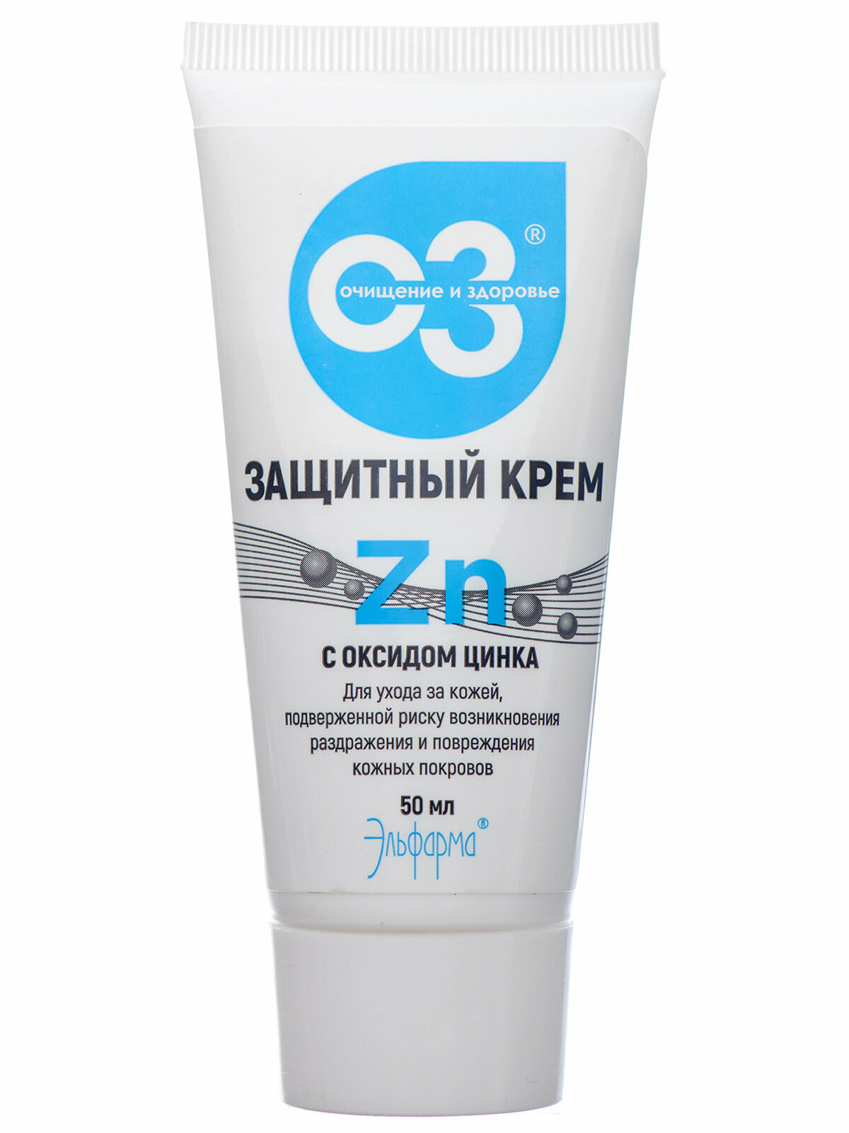 Защитный крем Elfarma, с оксидом цинка, 50мл, для всех типов кожи