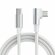 Кабель USB-C Type-C 1м, 90°, Silver, для iPhone, Samsung, Xiaomi