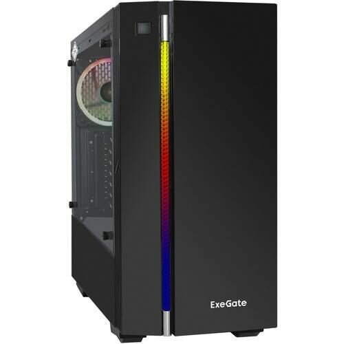 Компьютерный корпус ExeGate EVO-9201-NPX700 (EX283743RUS) черный - БП 700 Вт, Mid Tower, Standard ATX, USB 2.0 Type A, 3.2 Gen1 Type A