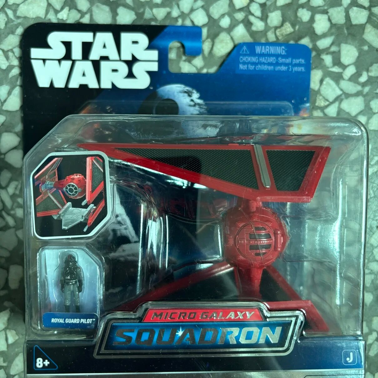 Star Wars Micro Galaxy Squadron TIE Fighter, красный