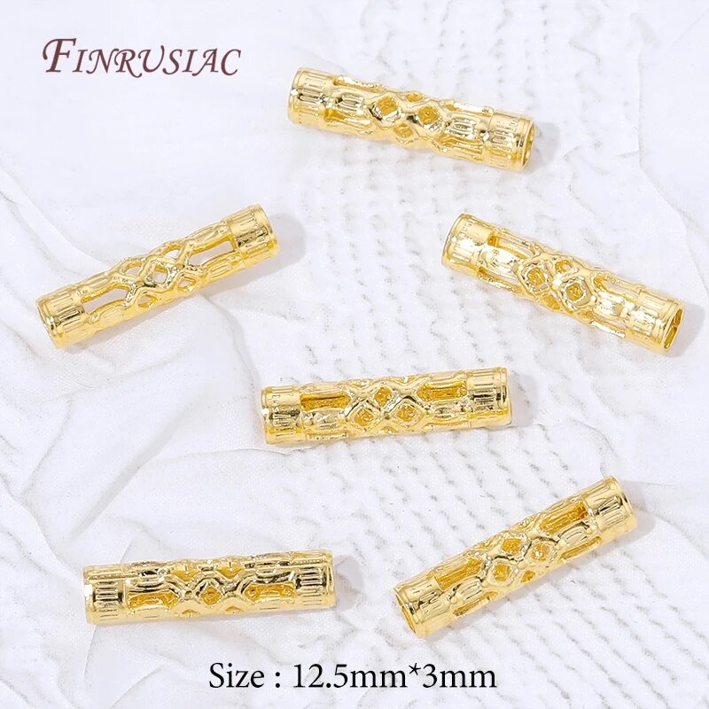 Золотые разделители для бижутерии 12.5mm*3mm