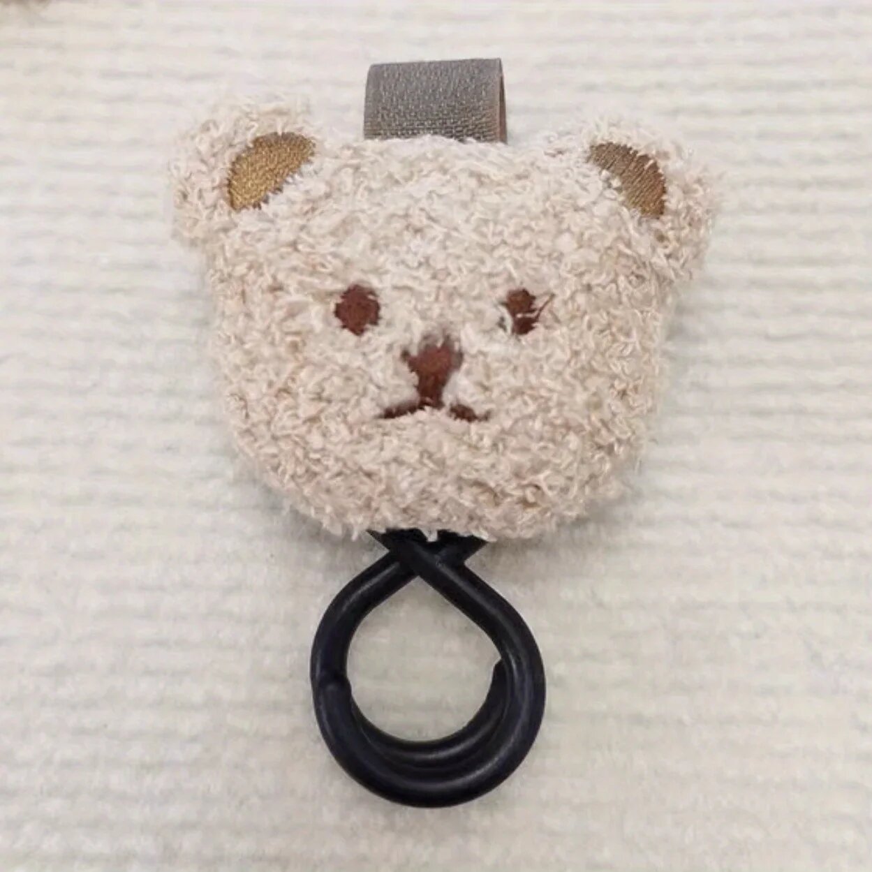 Плюшевый крючок для коляски Khaki Bear