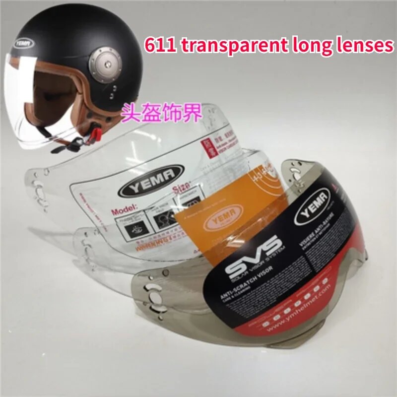 YEMA Original Motorcycle Helmet Lens for 926/832/828/829/831/633/619/630/627/639/327207 Motociclista Accesorios YEMA Helmet