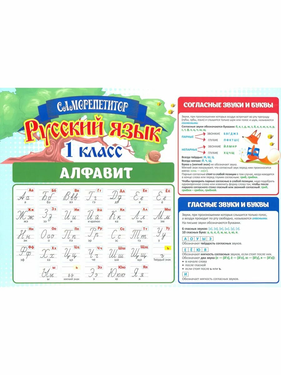 Саморепетитор. Русский язык и математика. 1 класс