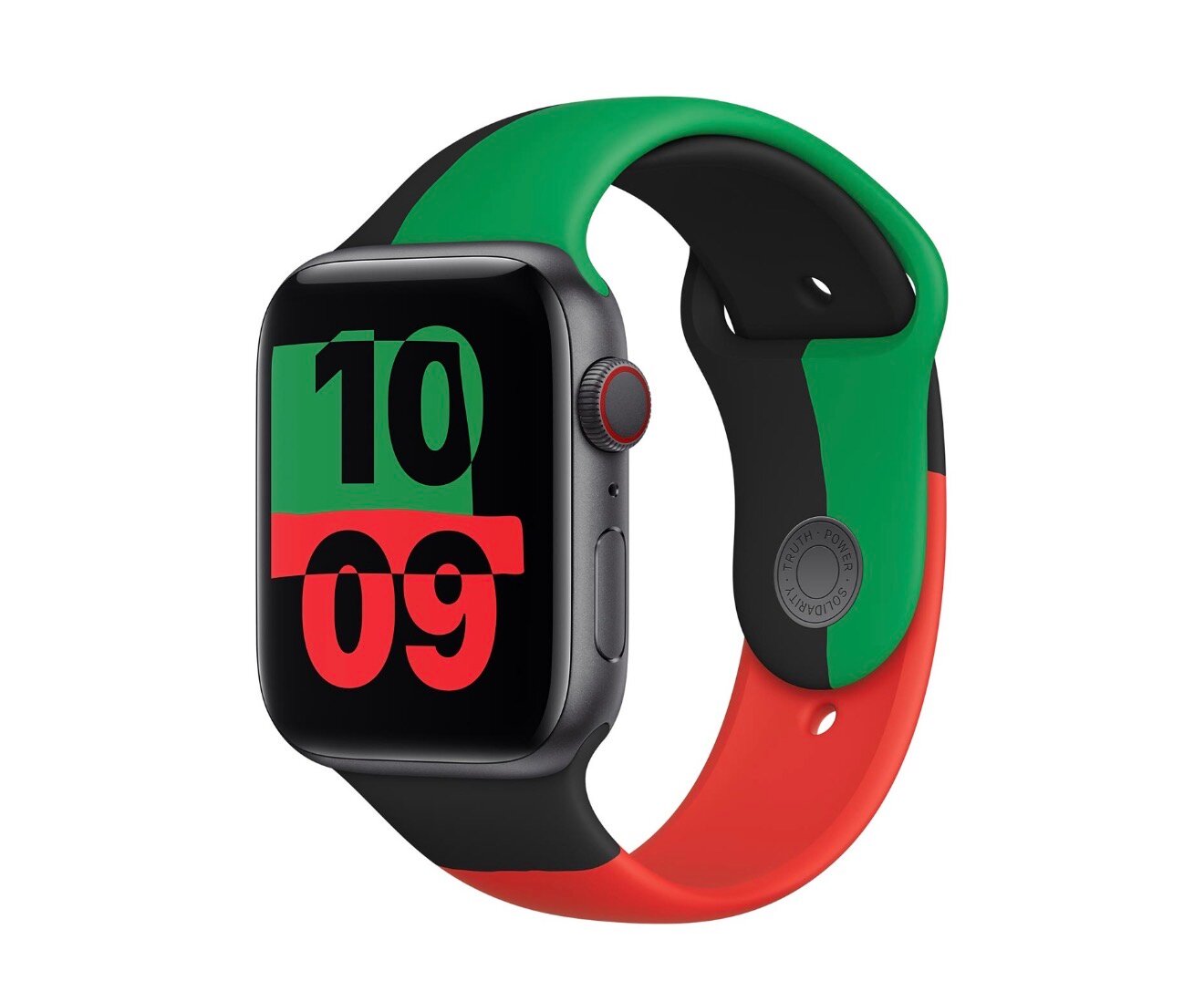 Ремешок Black Unity Sport Band 45mm S/M MUQ73FE/A для Watch 44/45/46/49mm (Original)