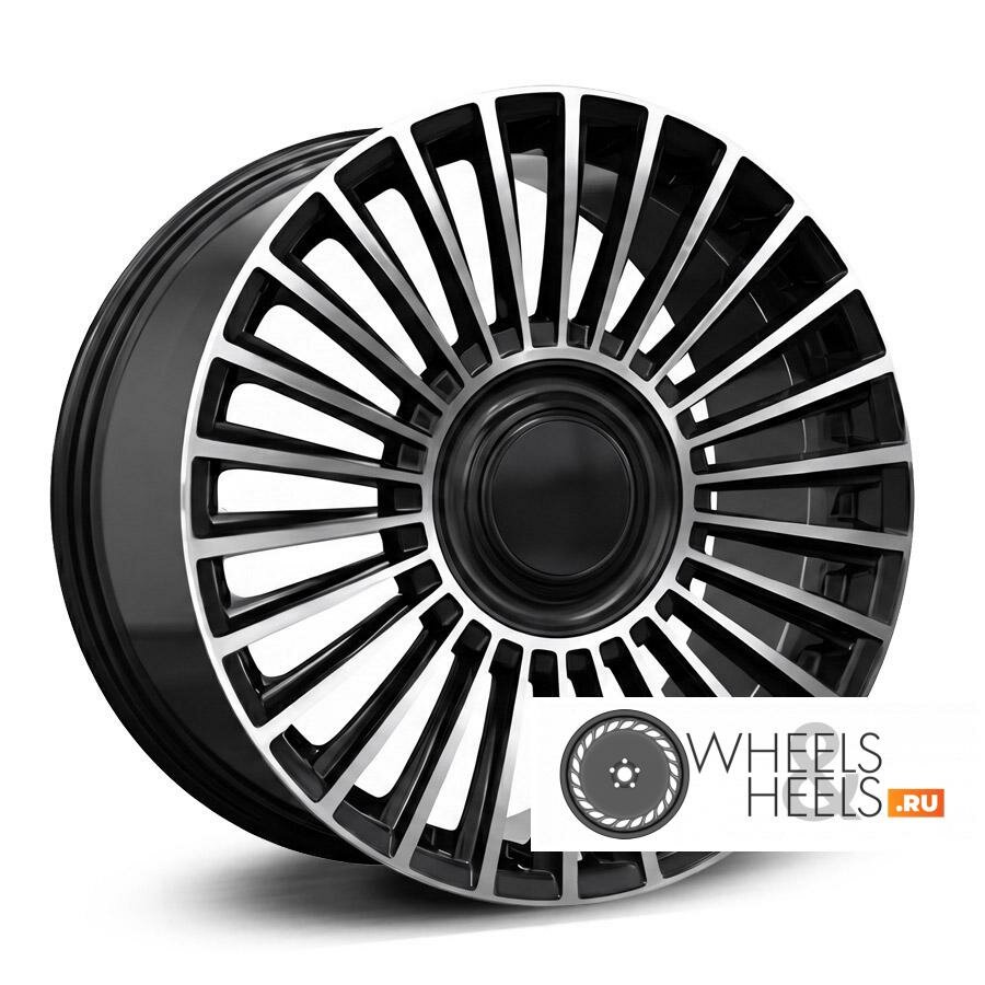 Диск автомобильный литой RST R159 19x8 5x114.3 et45 dia67.1 Черный с полированной лицевой поверхностью