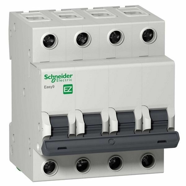 EZ9F34416 Schneider Electric 4P, 16A (C), 4,5kA Автоматический выключатель.