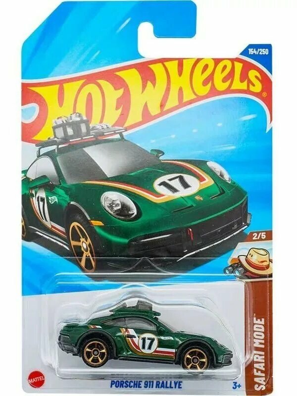 Коллекционная модель Горячие колеса Porsche 911 Rallye Эксклюзивная серия FALARI MODE