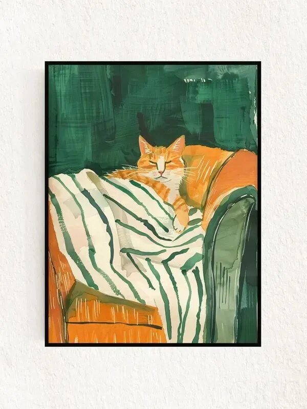 Постер "Sleeping Cat", 40 см х 30 см