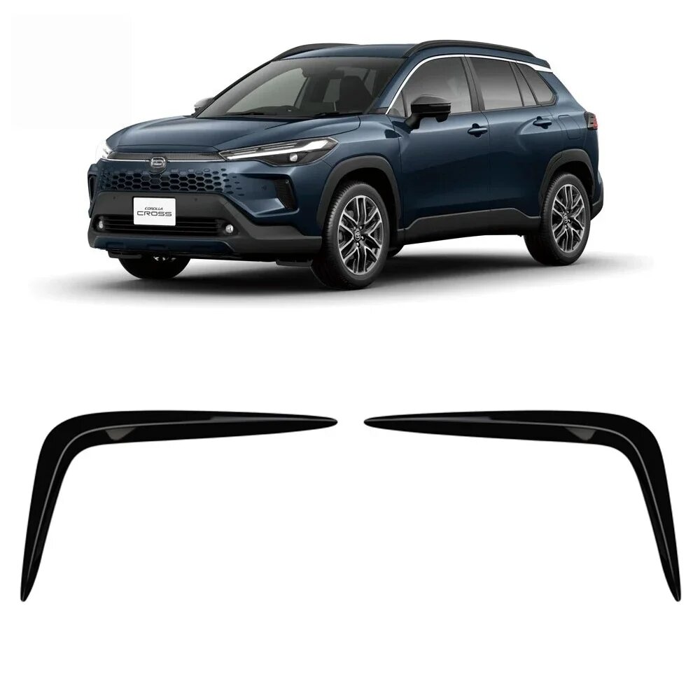 Защита бампера для Toyota Corolla 2022+ черная