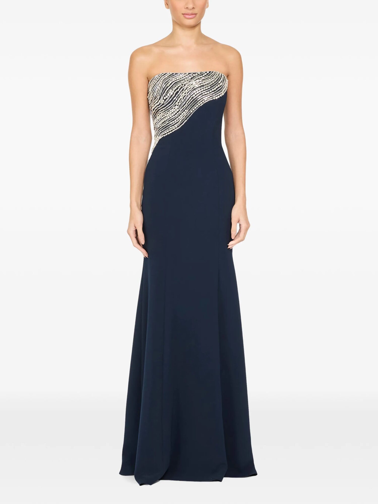 Платье Jenny Packham Soyala gown, размер 6, синий — фото 1