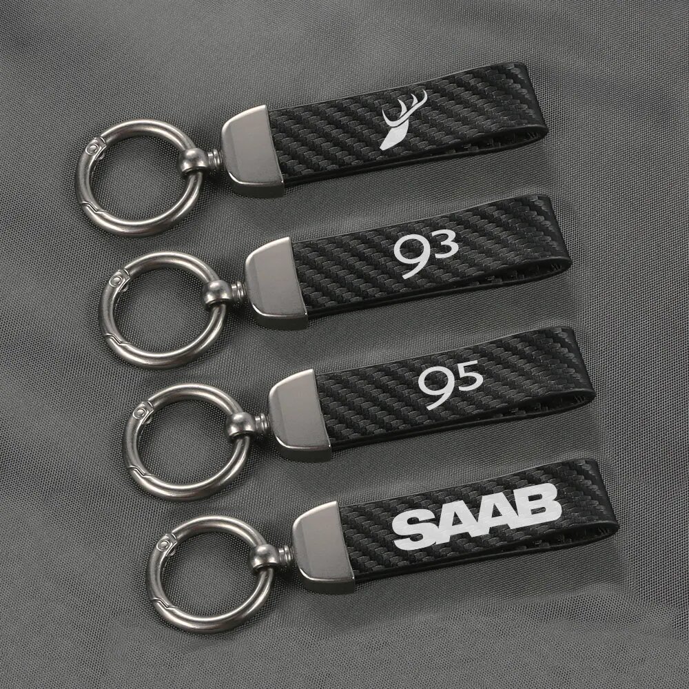 Кожаный брелок для ключей SAAB 95, цвет: For 95