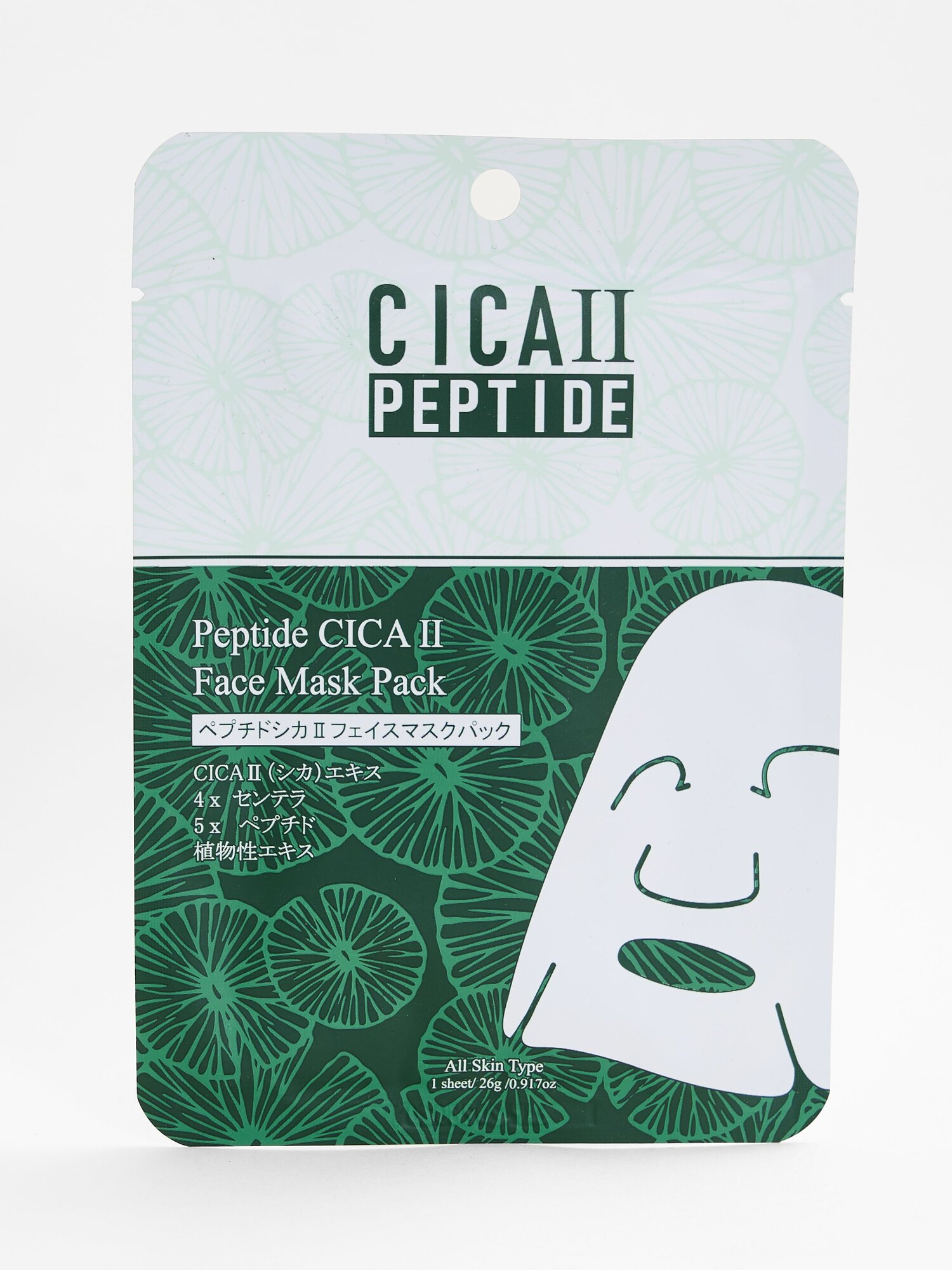 Маска для лица тканевая MITOMO CICA PEPTIDE, 1 шт.
