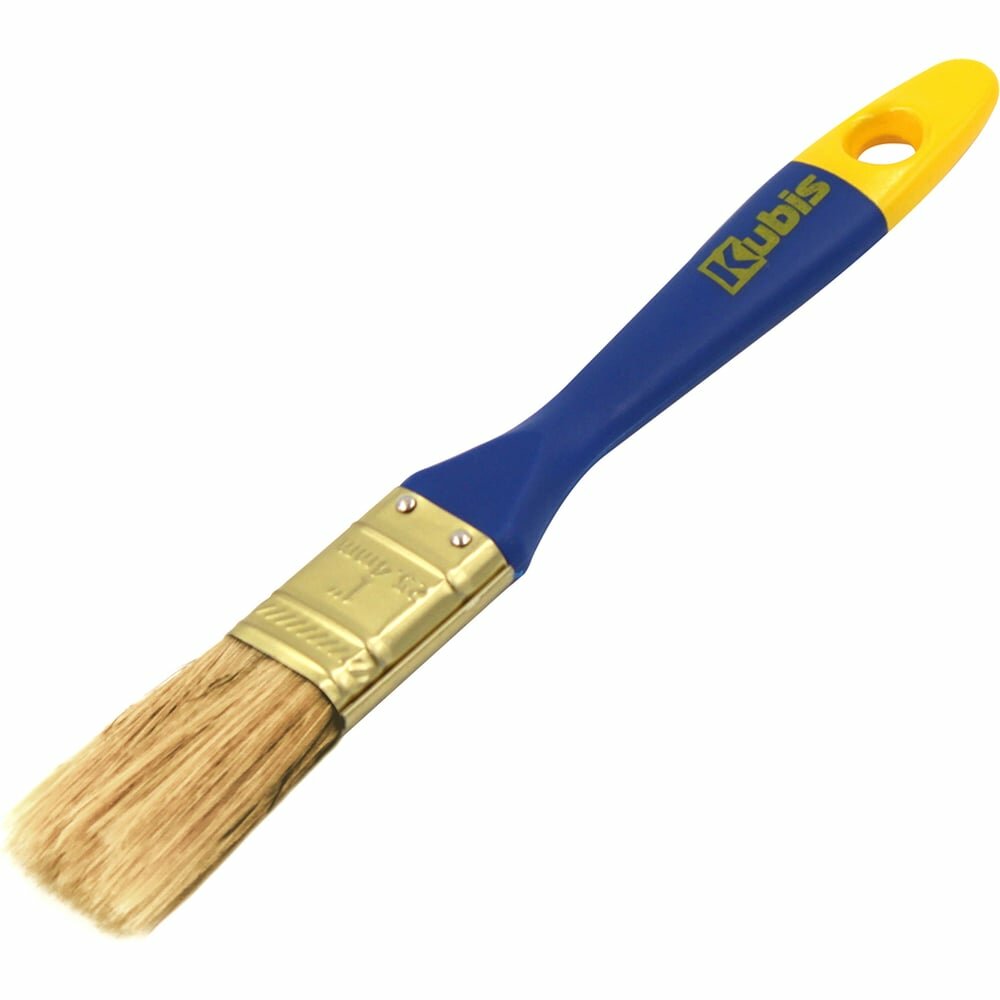 Кисть плоская KUBIS 25х44х12 мм, MultiPaint, натуральная щетина 04-00-1025