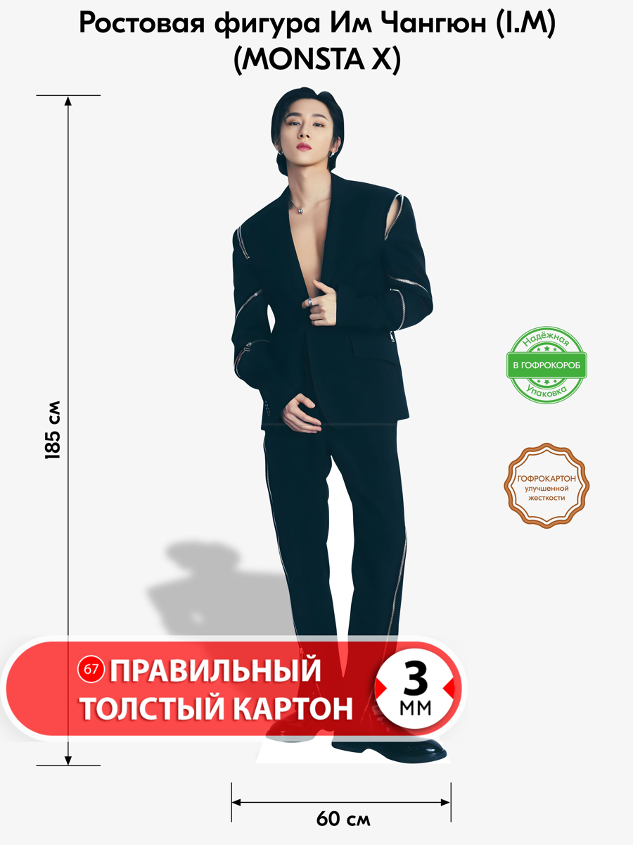 Аксессуар для фотосессий, Им Чангюн (MONSTA X) 1, ростовая фигура