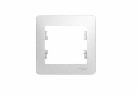 Рамка 1-местная Glossa IP20 белый Systeme Electric