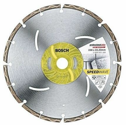 Диск алмазный BOSCH 115*22.2*2.0мм сегм. сух. 2608602162