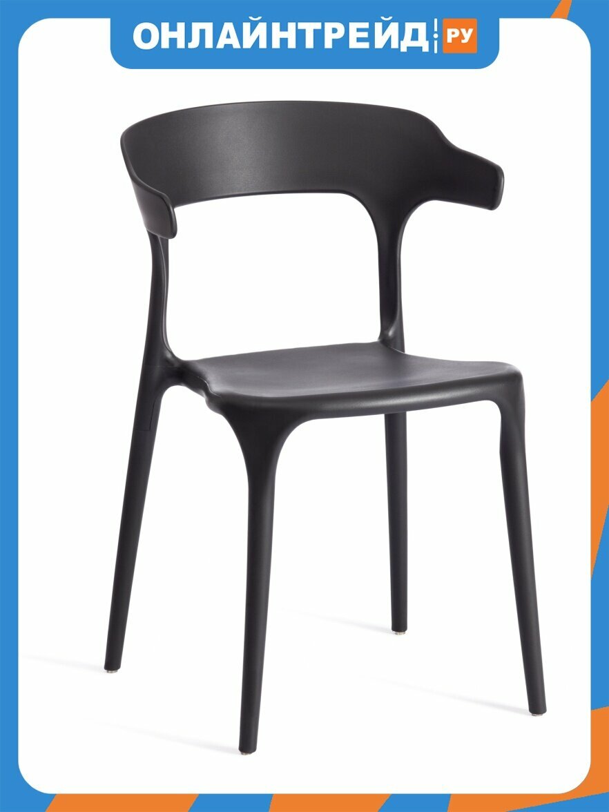 Комплект стульев Tetchair TON 2 шт. пластик / чёрный