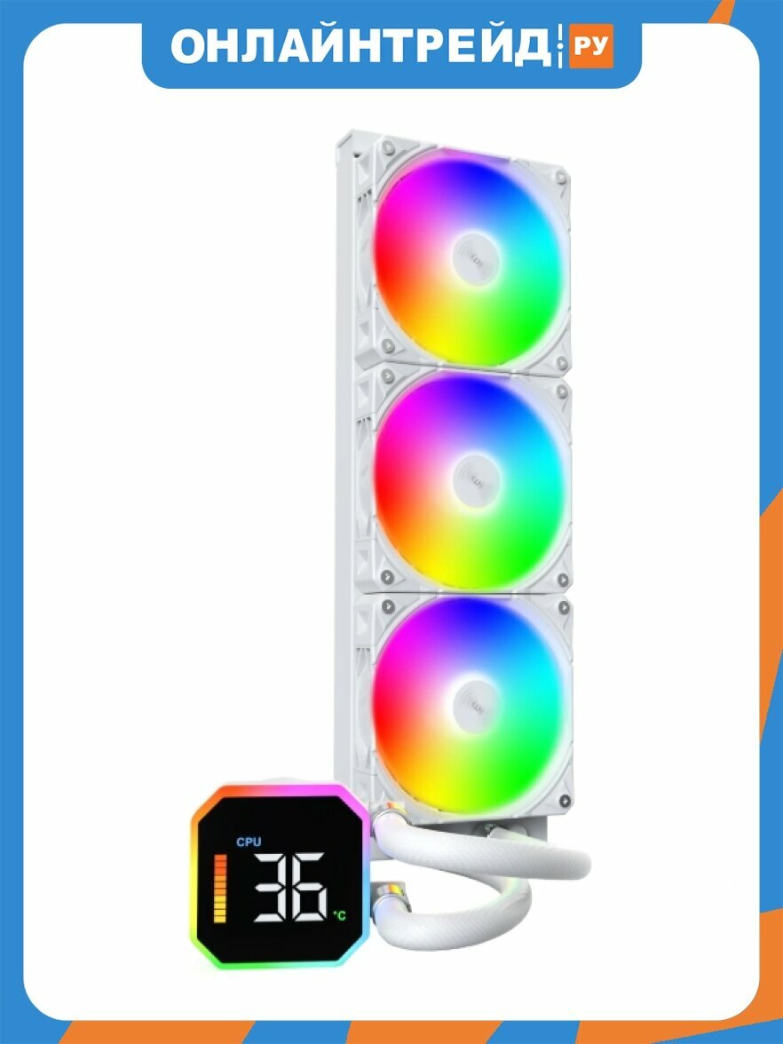 СВО для процессора Montech HyperFlow Digital 360 White