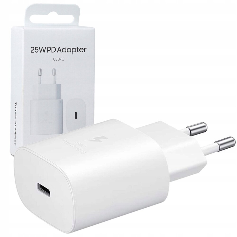 Сетевое зарядное устройство Samsung EP-TA800, USB Type‑C, 25 Вт, белый