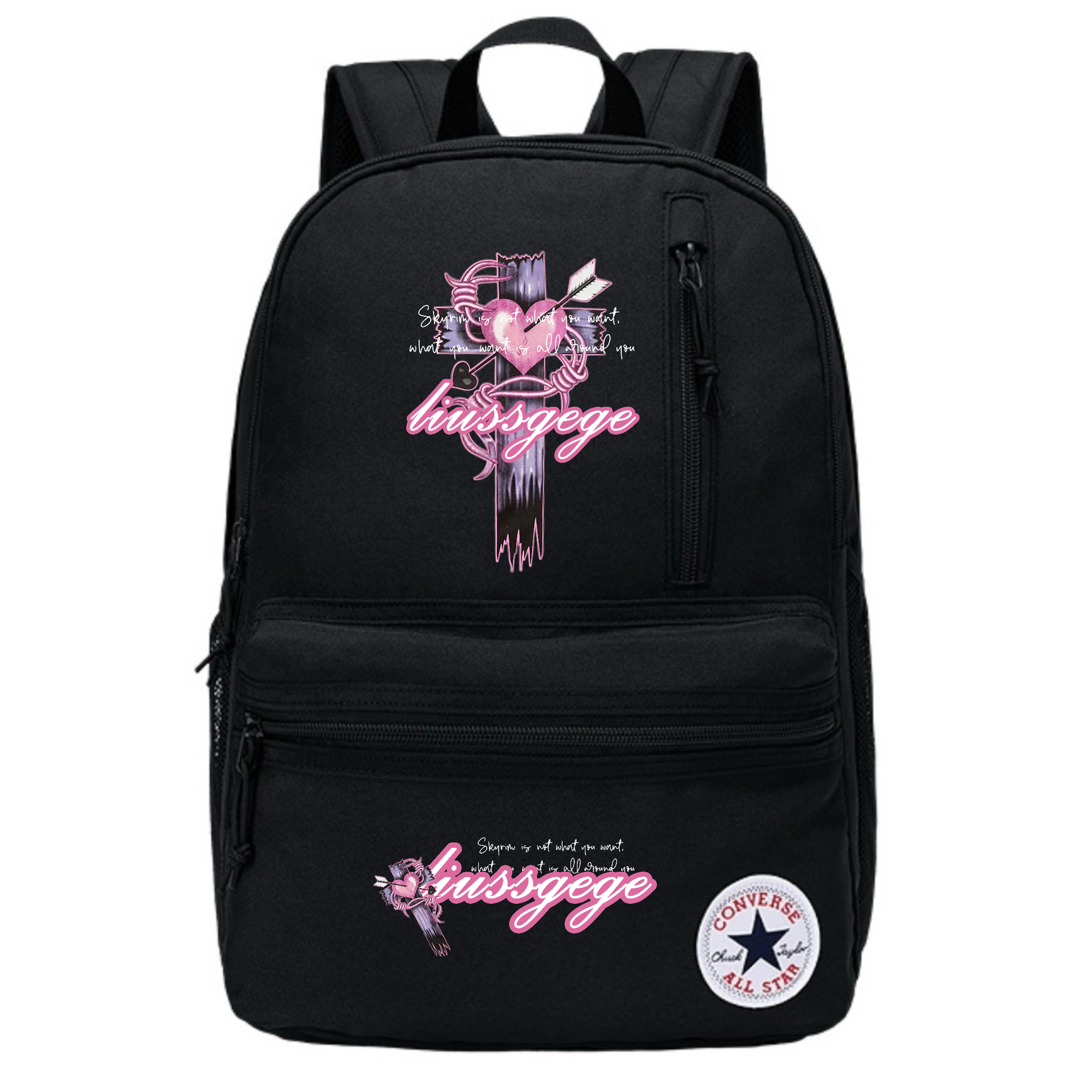 Рюкзак унисекс Converse Polyester Backpack Regular, черный