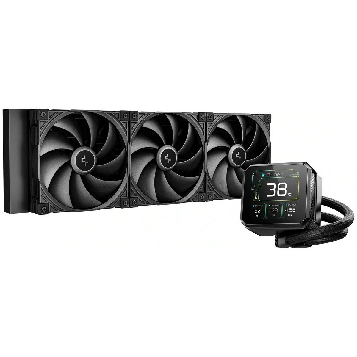 Жидкостная система охлаждения Deepcool SPARTACUS 420, Черный (R-SPT420-BKDSMP-G-1)