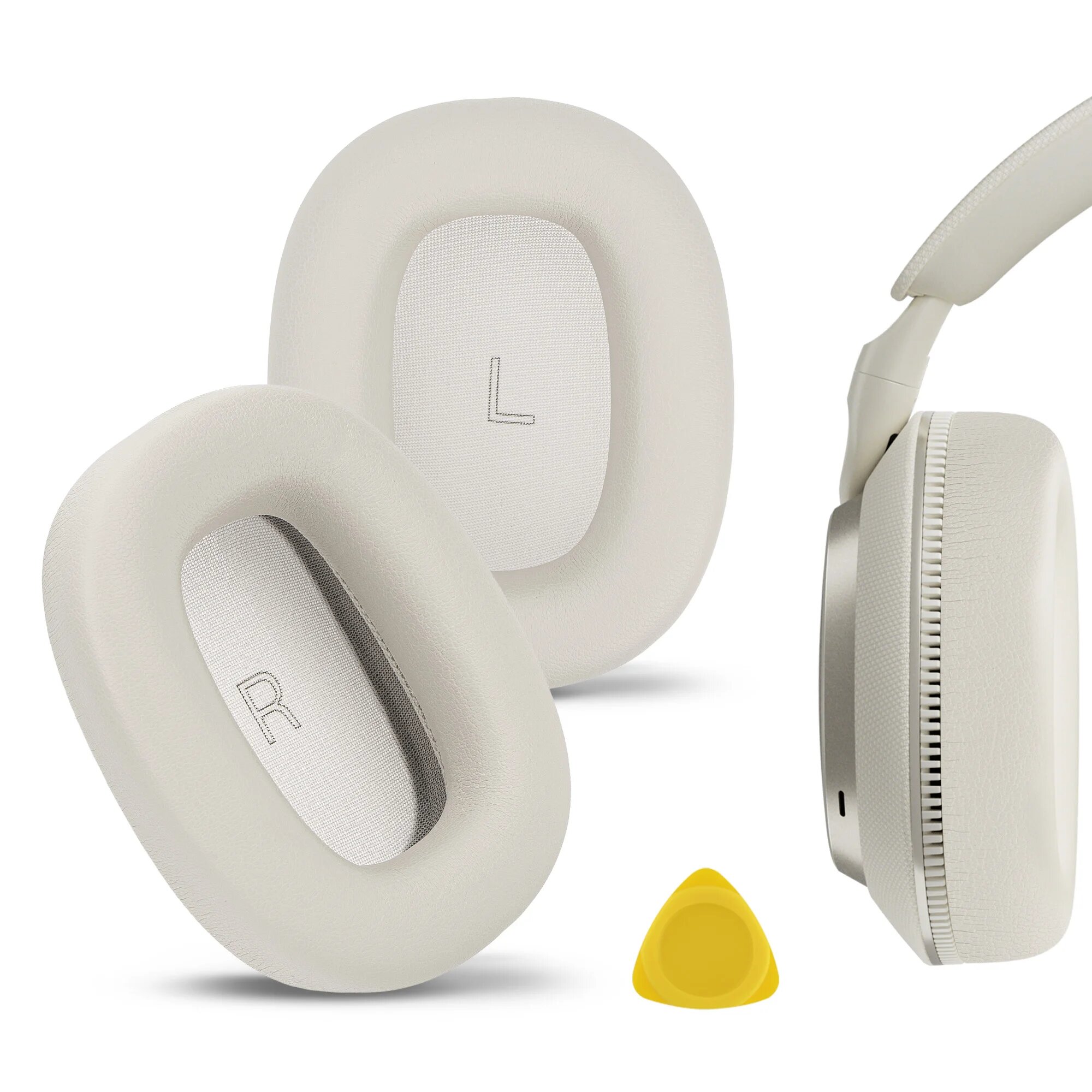 Сменные амбушюры Geekria для Bowers & Wilkins PX7 S3, Белый