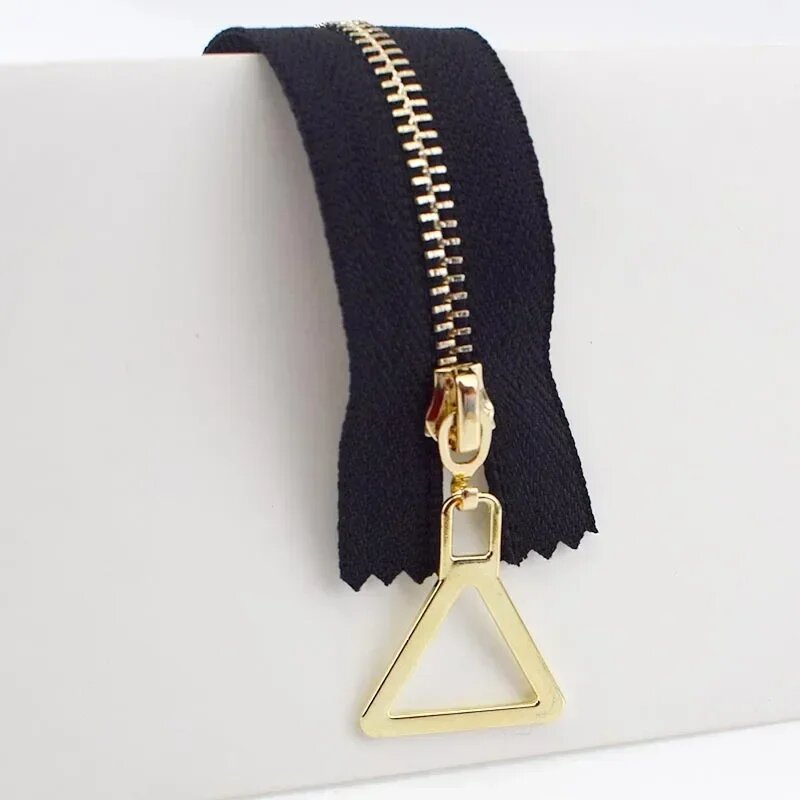 Металлические молнии Meetee, золотые/серебряные зубы, 2 шт. GoldBlack, Close-end-15cm