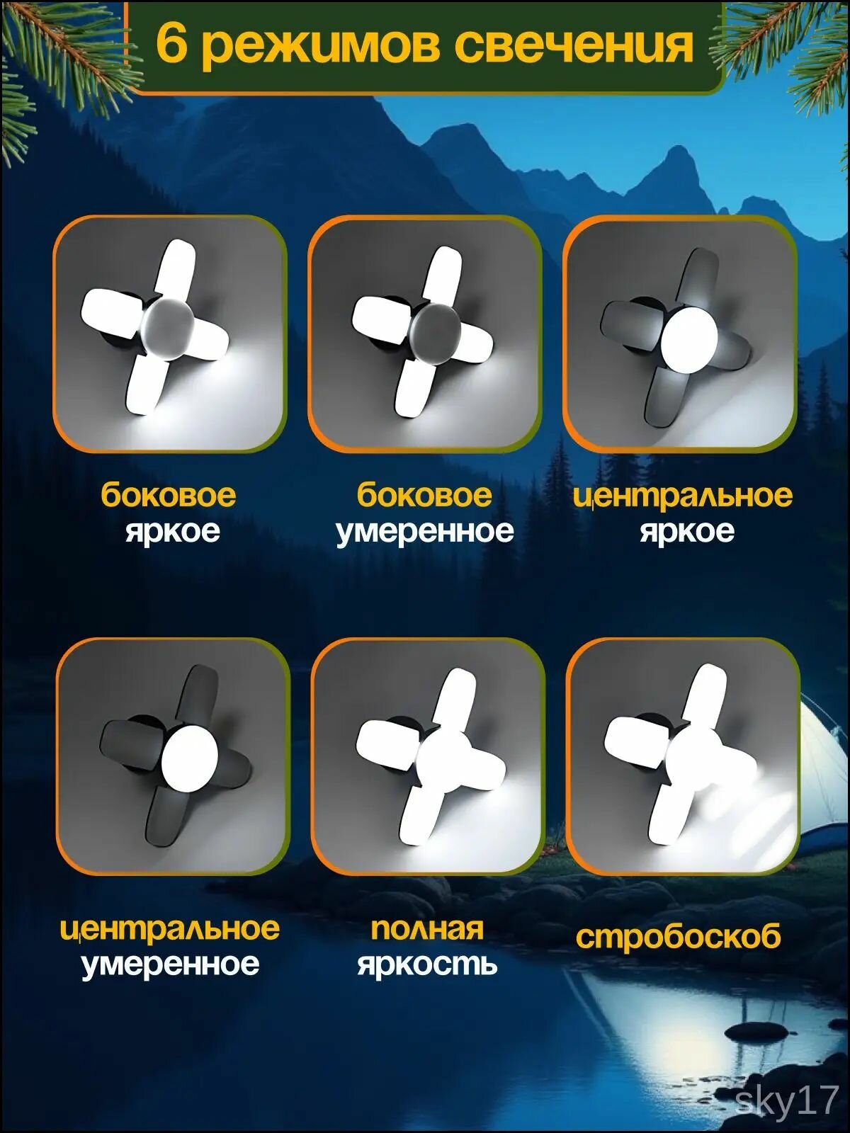 Кемпинговый фонарь — фото 1