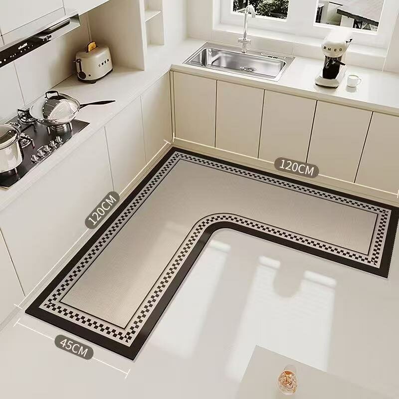 Эксклюзивные впитывающие коврики 120x120x45 см для кухни антискользящие