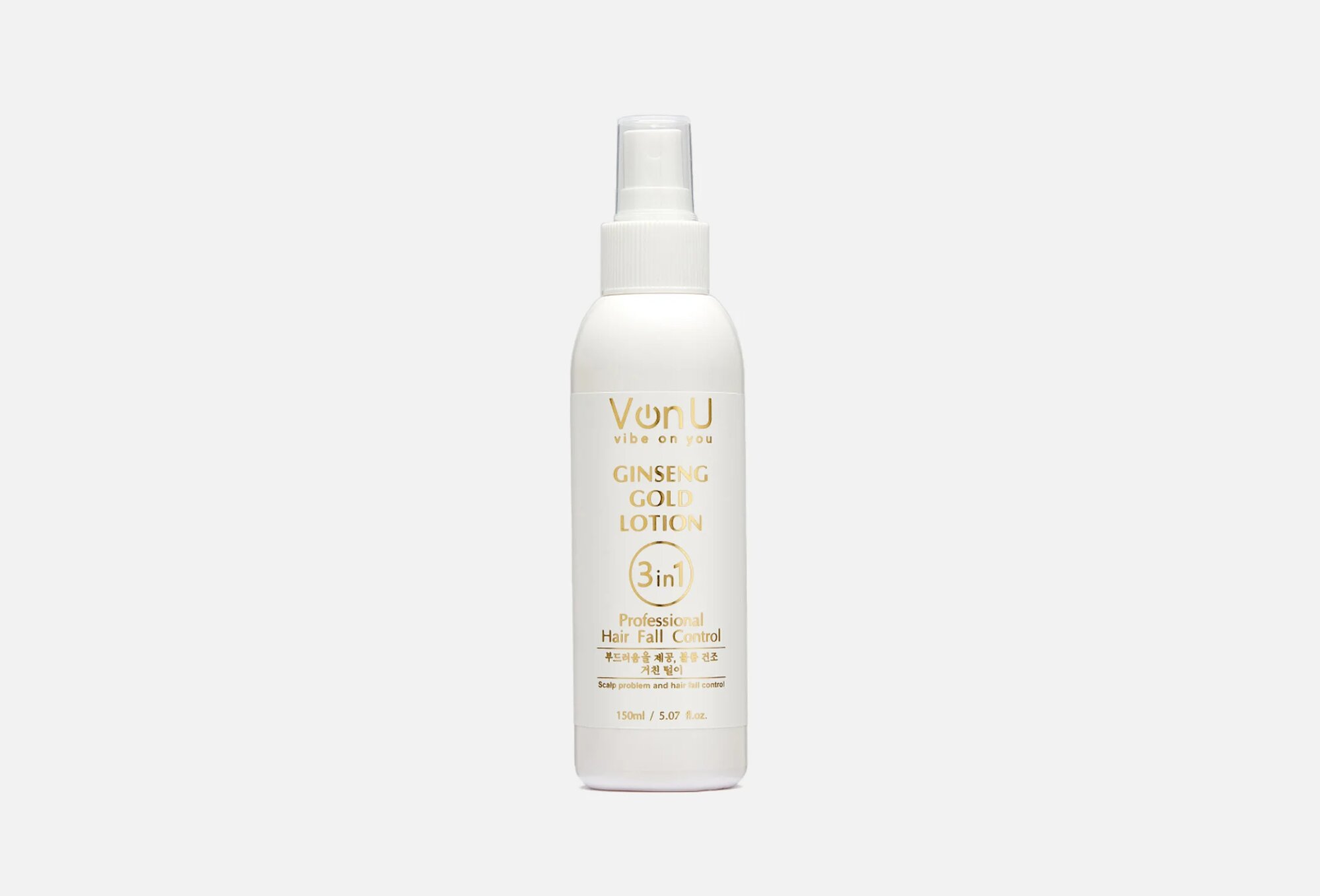 Von U Hair Growth lotion with Golden Ginseng extract Лосьон для роста волос 150мл