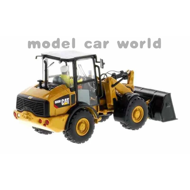 DM 1:50 CAT 906M Колесный погрузчик Caterpillar, модель инженерной техники из сплава, вилочный , артикул 85557