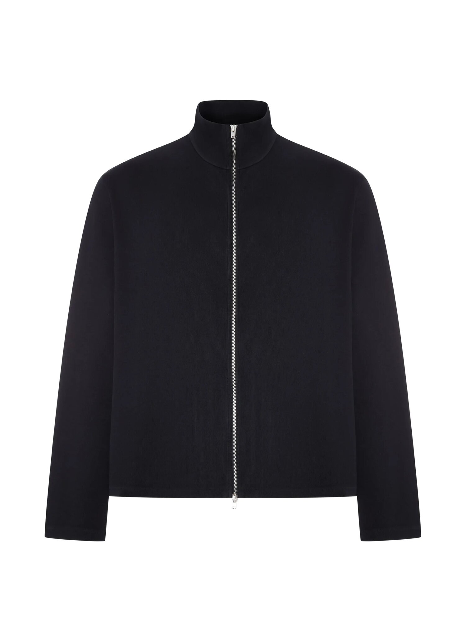 Свитер Shrunken zip-up funnel-neck sweater
